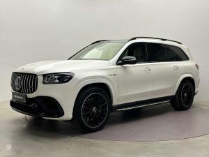 White Mercedes-Benz GLS 63 AMG 2021 in Panevezys, with an engine capacity of 3.98 L and mileage of 120 thousand km for 99990 €, photo  on AUTOMOTO.COM.LV