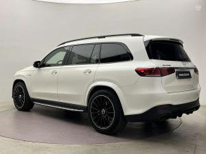 White Mercedes-Benz GLS 63 AMG 2021 in Panevezys, with an engine capacity of 3.98 L and mileage of 120 thousand km for 99990 €, photo 6 on AUTOMOTO.COM.LV