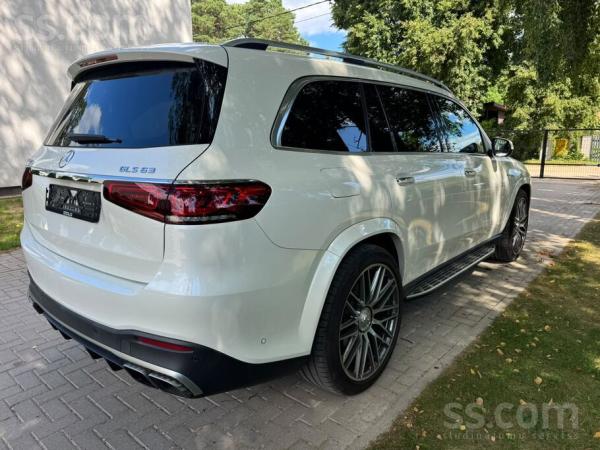 Balts Mercedes-Benz GLS 63 AMG 2021 Rīga, ar dzinēja tilpumu 4.00 L un nobraukumu 51 tūkst. km par 95000 €, foto 7 vietnē AUTOMOTO.COM.LV