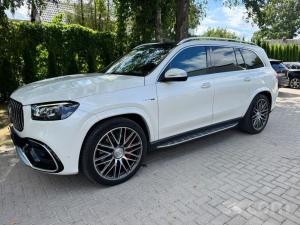 Balts Mercedes-Benz GLS 63 AMG 2021 Rīga, ar dzinēja tilpumu 4.00 L un nobraukumu 51 tūkst. km par 95000 €, foto 4 vietnē AUTOMOTO.COM.LV