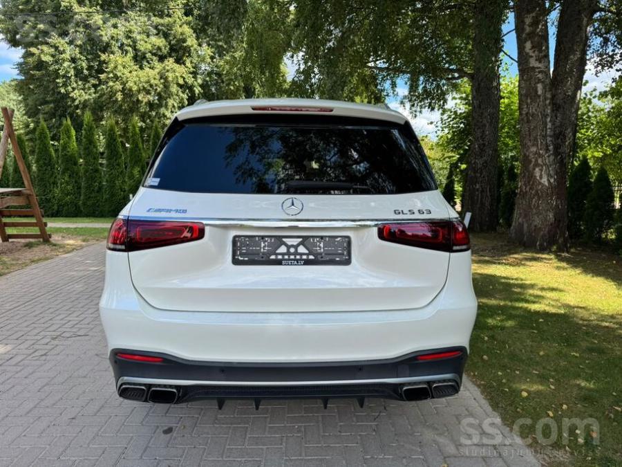 Balts Mercedes-Benz GLS 63 AMG 2021 Rīga, ar dzinēja tilpumu 4.00 L un nobraukumu 51 tūkst. km par 95000 €, foto 7 vietnē AUTOMOTO.COM.LV