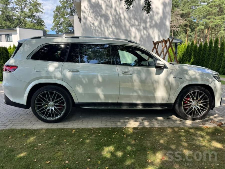 Balts Mercedes-Benz GLS 63 AMG 2021 Rīga, ar dzinēja tilpumu 4.00 L un nobraukumu 51 tūkst. km par 95000 €, foto 9 vietnē AUTOMOTO.COM.LV