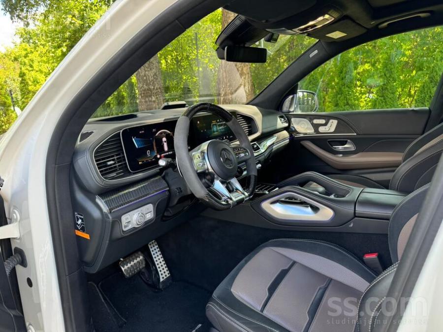 Balts Mercedes-Benz GLS 63 AMG 2021 Rīga, ar dzinēja tilpumu 4.00 L un nobraukumu 51 tūkst. km par 95000 €, foto 10 vietnē AUTOMOTO.COM.LV