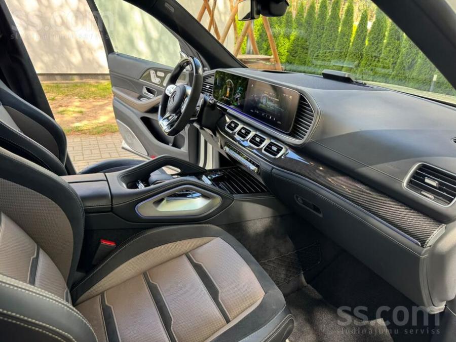 Balts Mercedes-Benz GLS 63 AMG 2021 Rīga, ar dzinēja tilpumu 4.00 L un nobraukumu 51 tūkst. km par 95000 €, foto 19 vietnē AUTOMOTO.COM.LV