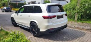 White Mercedes-Benz GLS 63 AMG 2021 in Vilnius, with an engine capacity of 3.98 L and mileage of 80 thousand km for 83000 €, photo 8 on AUTOMOTO.COM.LV