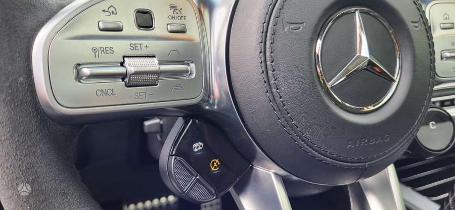 White Mercedes-Benz GLS 63 AMG 2021 in Vilnius, with an engine capacity of 3.98 L and mileage of 80 thousand km for 83000 €, photo 11 on AUTOMOTO.COM.LV