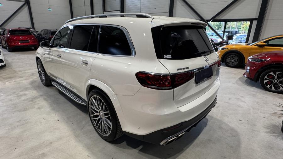 Белый Мерседес GLS 63 AMG 2021 в Рига, объемом двигателя 4.00 л и пробегом 51 тыс. км за 94990 €, фото 5 на AUTOMOTO.COM.LV