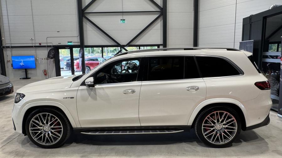 Белый Мерседес GLS 63 AMG 2021 в Рига, объемом двигателя 4.00 л и пробегом 51 тыс. км за 94990 €, фото 6 на AUTOMOTO.COM.LV