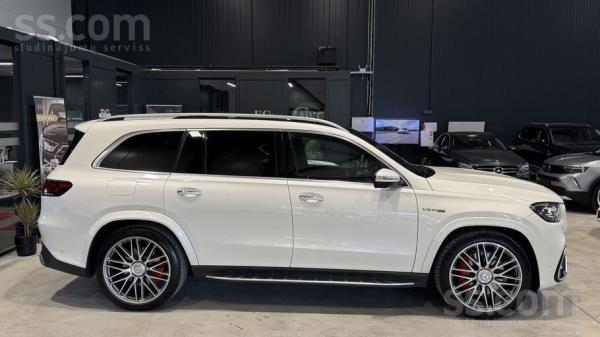 Balts Mercedes-Benz GLS 63 AMG 2021 Rīga, ar dzinēja tilpumu 4.00 L un nobraukumu 51 tūkst. km par 94990 €, foto 3 vietnē AUTOMOTO.COM.LV