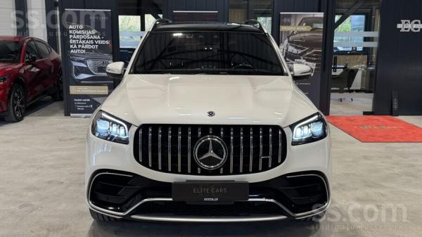 Balts Mercedes-Benz GLS 63 AMG 2021 Rīga, ar dzinēja tilpumu 4.00 L un nobraukumu 51 tūkst. km par 94990 €, foto 10 vietnē AUTOMOTO.COM.LV