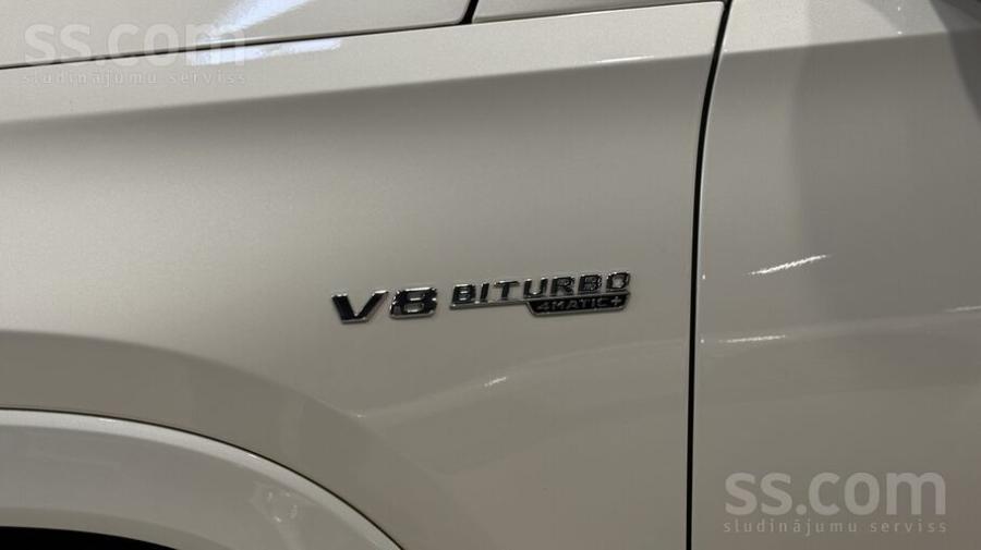 White Mercedes-Benz GLS 63 AMG 2021 in Riga, with an engine capacity of 4.00 L and mileage of 51 thousand km for 94990 €, photo 23 on AUTOMOTO.COM.LV