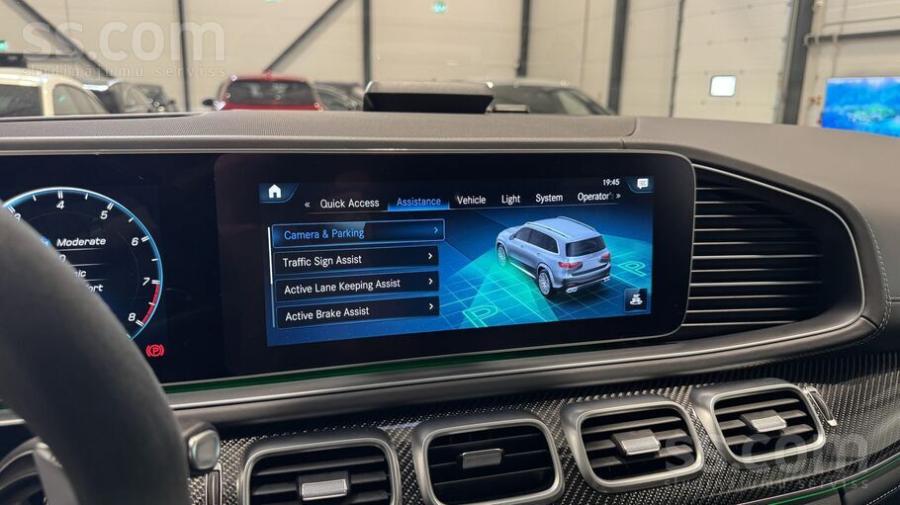 White Mercedes-Benz GLS 63 AMG 2021 in Riga, with an engine capacity of 4.00 L and mileage of 51 thousand km for 94990 €, photo 33 on AUTOMOTO.COM.LV