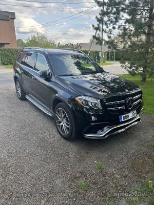 Melns Mercedes-Benz GLS-Class 2016 Tallina, ar dzinēja tilpumu 5.50 L un nobraukumu 259 tūkst. km par 36000 €, foto  vietnē AUTOMOTO.COM.LV