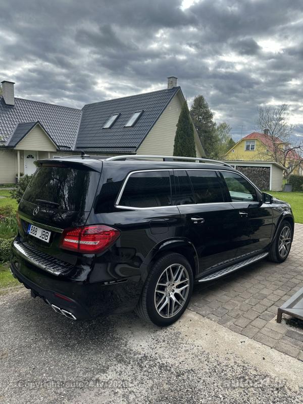 Black Mercedes-Benz GLS-Class 2016 in Tallinn, with an engine capacity of 5.50 L and mileage of 259 thousand km for 36000 €, photo 7 on AUTOMOTO.COM.LV