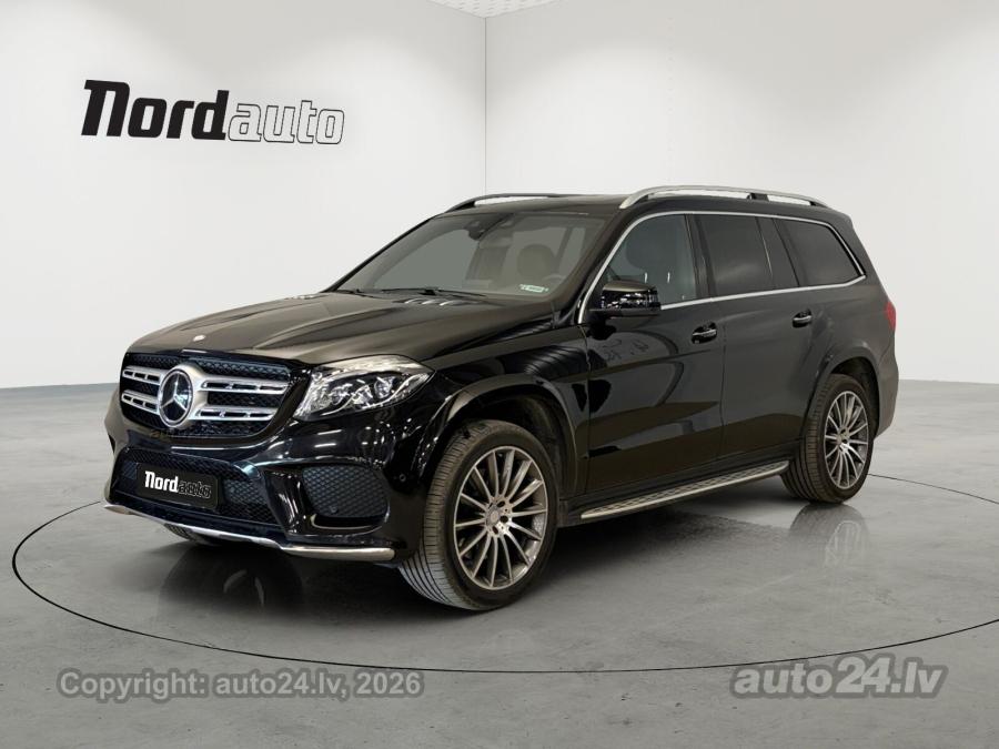 Black Mercedes-Benz GLS-Class 2016 in Tallinn, with an engine capacity of 3.00 L and mileage of 247 thousand km for 34900 €, photo 1 on AUTOMOTO.COM.LV