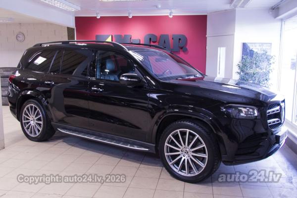Melns Mercedes-Benz GLS-Class 2021 Tallina, ar dzinēja tilpumu 2.90 L un nobraukumu 65 tūkst. km par 82900 €, foto  vietnē AUTOMOTO.COM.LV