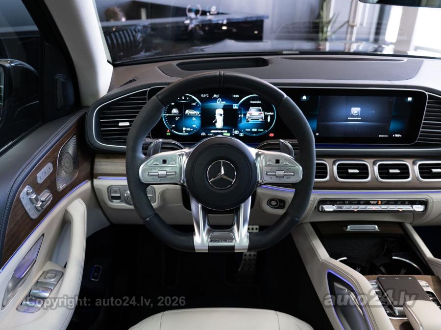 Black Mercedes-Benz GLS-Class 2022 in Tallinn, with an engine capacity of 4.00 L and mileage of 23 thousand km for 114900 €, photo 7 on AUTOMOTO.COM.LV
