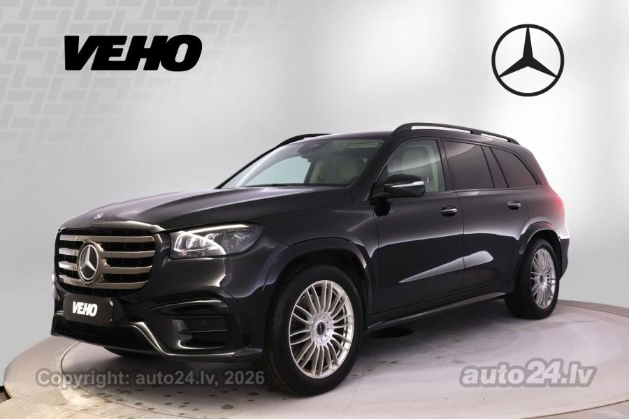 Black Mercedes-Benz GLS-Class 2024 in Tallinn, with an engine capacity of 3.00 L and mileage of 55 thousand km for 102900 €, photo 1 on AUTOMOTO.COM.LV