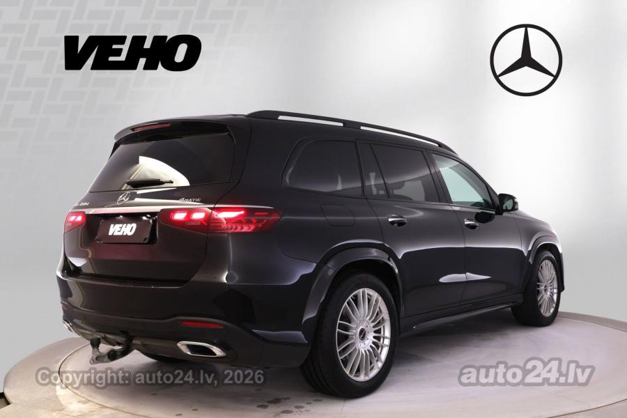 Black Mercedes-Benz GLS-Class 2024 in Tallinn, with an engine capacity of 3.00 L and mileage of 55 thousand km for 102900 €, photo 4 on AUTOMOTO.COM.LV