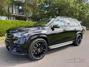 Black Mercedes-Benz GLS-Class 2025 in Tallinn, with an engine capacity of 3.00 L and mileage of 7 thousand km for 99999 €, photo  on AUTOMOTO.COM.LV