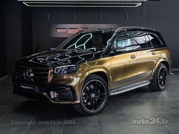 Melns Mercedes-Benz GLS-Class 2025 Tallina, ar dzinēja tilpumu 3.00 L un nobraukumu 22 tūkst. km par 139900 €, foto 1 vietnē AUTOMOTO.COM.LV