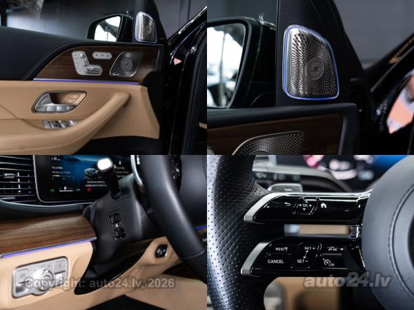 Melns Mercedes-Benz GLS-Class 2025 Tallina, ar dzinēja tilpumu 3.00 L un nobraukumu 22 tūkst. km par 139900 €, foto 10 vietnē AUTOMOTO.COM.LV