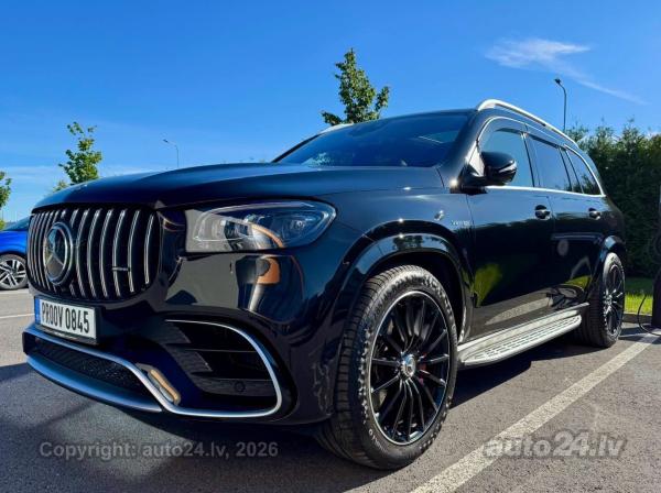 Melns Mercedes-Benz GLS-Class 2020 Tallina, ar dzinēja tilpumu 4.00 L un nobraukumu 45 tūkst. km par 90900 €, foto 1 vietnē AUTOMOTO.COM.LV