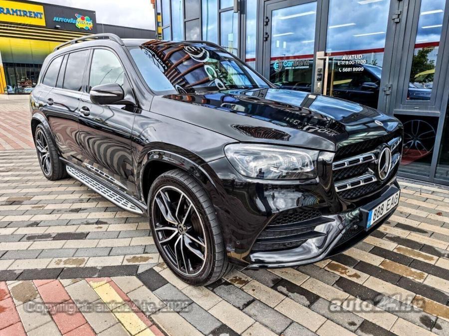 Black Mercedes-Benz GLS-Class 2022 in Viljandi, with an engine capacity of 2.90 L and mileage of 98 thousand km for 79900 €, photo 1 on AUTOMOTO.COM.LV