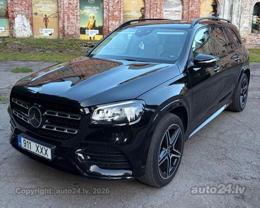 Melns Mercedes-Benz GLS-Class 2022 Tallina, ar dzinēja tilpumu 0.00 L un nobraukumu 80 tūkst. km par 84900 €, foto 1 vietnē AUTOMOTO.COM.LV