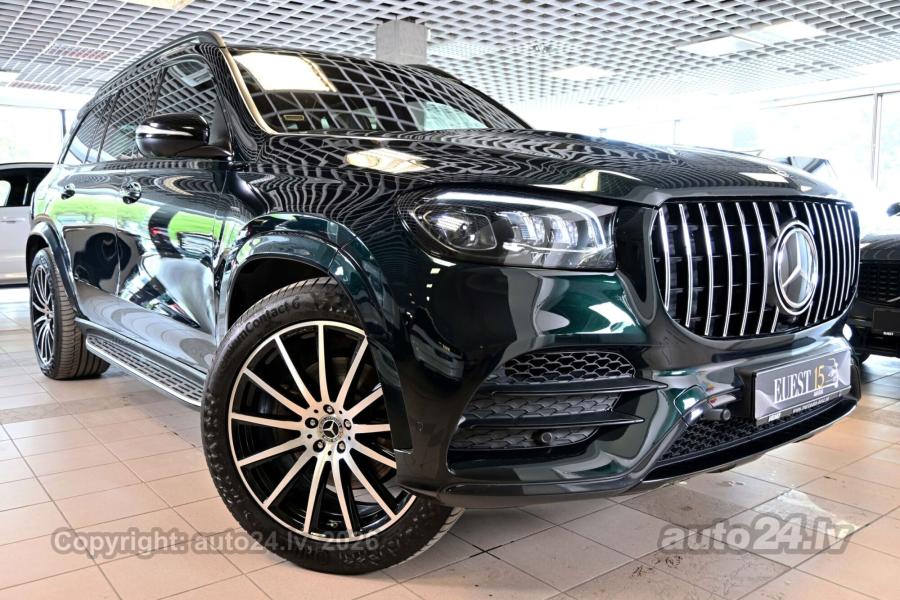 Green Mercedes-Benz GLS-Class 2023 in Tallinn, with an engine capacity of 2.93 L and mileage of 97 thousand km for 82990 €, photo 1 on AUTOMOTO.COM.LV