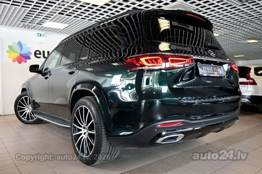 Green Mercedes-Benz GLS-Class 2023 in Tallinn, with an engine capacity of 2.93 L and mileage of 97 thousand km for 82990 €, photo 3 on AUTOMOTO.COM.LV