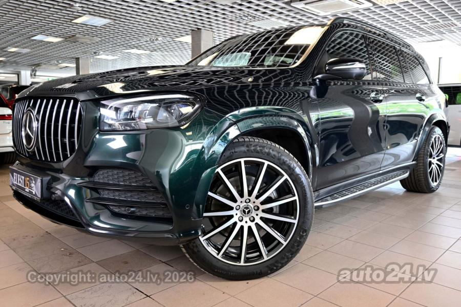 Green Mercedes-Benz GLS-Class 2023 in Tallinn, with an engine capacity of 2.93 L and mileage of 97 thousand km for 82990 €, photo 5 on AUTOMOTO.COM.LV