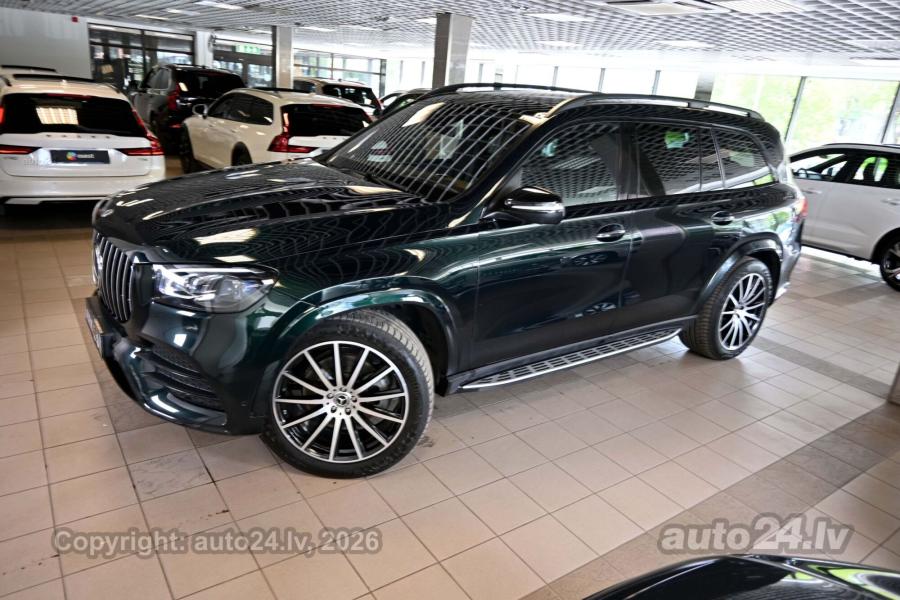 Green Mercedes-Benz GLS-Class 2023 in Tallinn, with an engine capacity of 2.93 L and mileage of 97 thousand km for 82990 €, photo 7 on AUTOMOTO.COM.LV