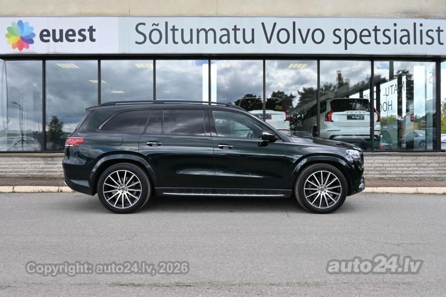 Green Mercedes-Benz GLS-Class 2023 in Tallinn, with an engine capacity of 2.93 L and mileage of 97 thousand km for 82990 €, photo 8 on AUTOMOTO.COM.LV