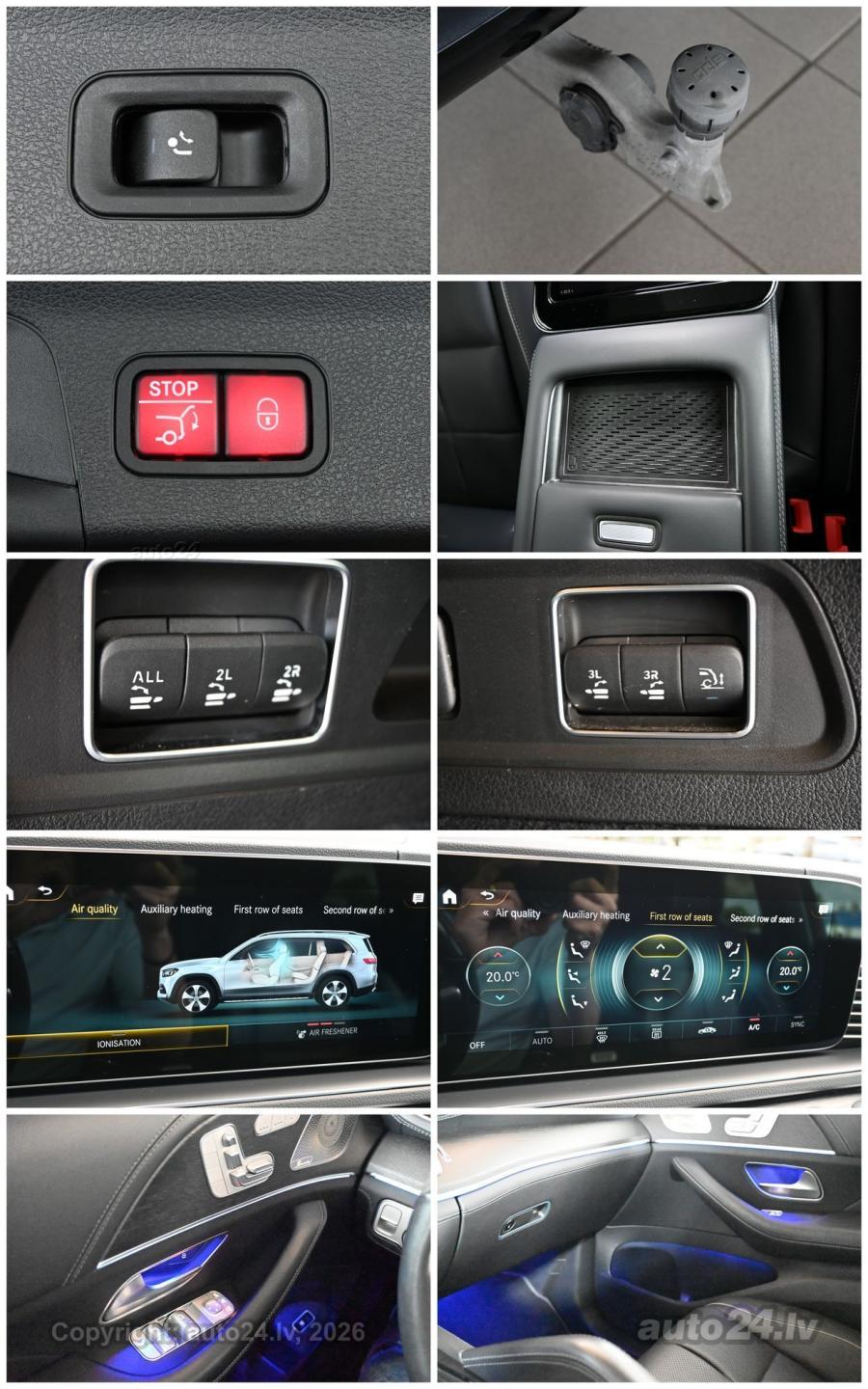 Green Mercedes-Benz GLS-Class 2023 in Tallinn, with an engine capacity of 2.93 L and mileage of 97 thousand km for 82990 €, photo 18 on AUTOMOTO.COM.LV