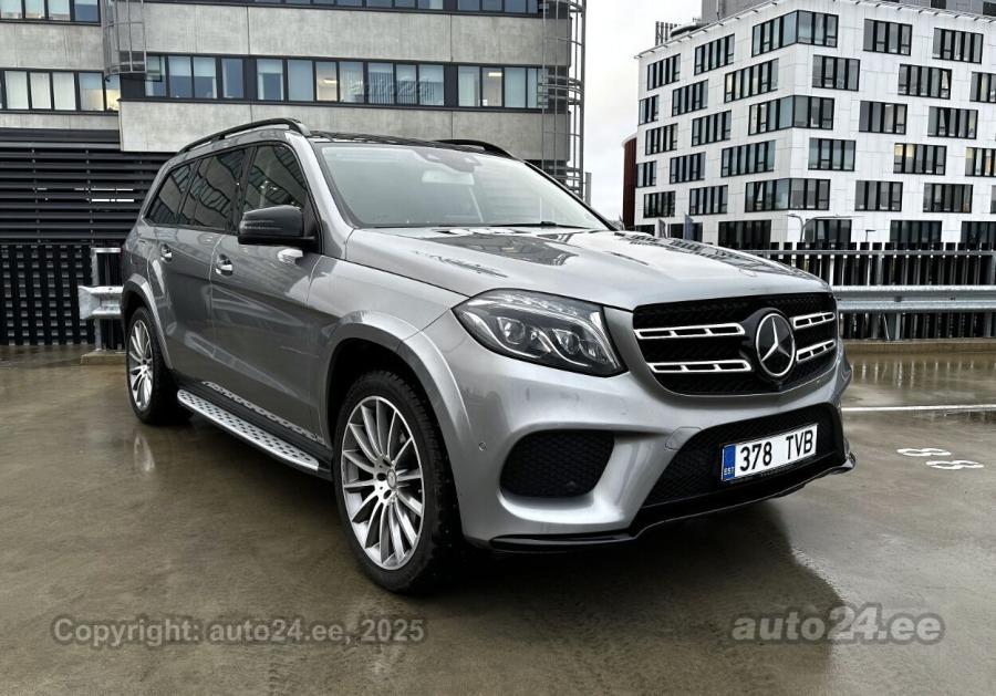 Grey Mercedes-Benz GLS-Class 2016 in Tallinn, with an engine capacity of 3.00 L and mileage of 184 thousand km for 35000 €, photo 2 on AUTOMOTO.COM.LV
