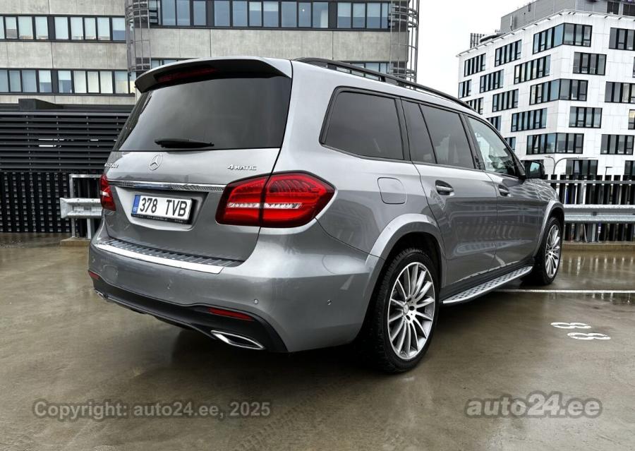 Grey Mercedes-Benz GLS-Class 2016 in Tallinn, with an engine capacity of 3.00 L and mileage of 184 thousand km for 35000 €, photo 3 on AUTOMOTO.COM.LV