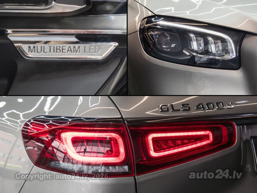 Grey Mercedes-Benz GLS-Class 2022 in Tallinn, with an engine capacity of 2.90 L and mileage of 125 thousand km for 74990 €, photo 4 on AUTOMOTO.COM.LV