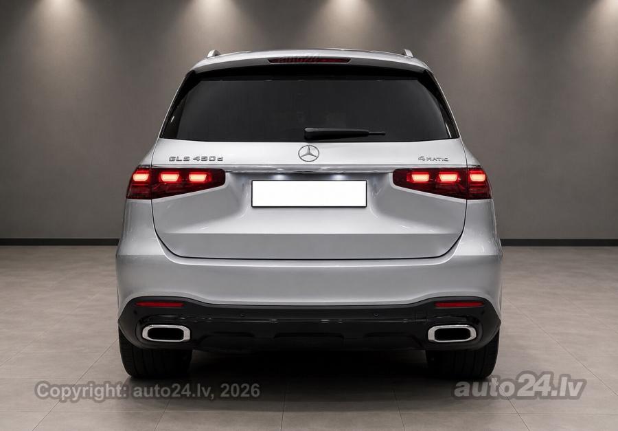 Grey Mercedes-Benz GLS-Class 2024 in Tallinn, with an engine capacity of 3.00 L and mileage of 8 thousand km for 87900 €, photo 6 on AUTOMOTO.COM.LV