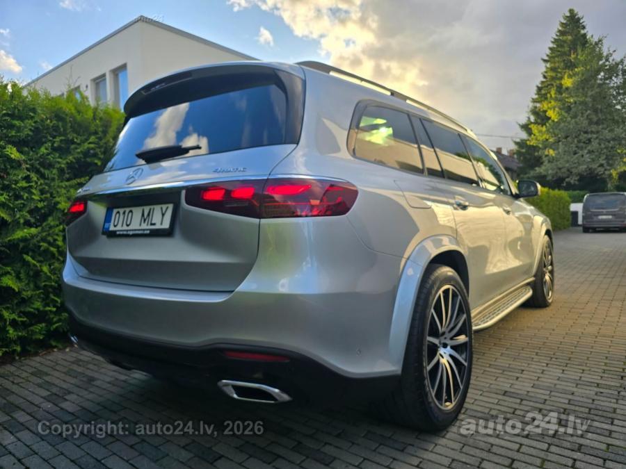Grey Mercedes-Benz GLS-Class 2024 in Rapla, with an engine capacity of 3.00 L and mileage of 89 thousand km for 90000 €, photo 4 on AUTOMOTO.COM.LV