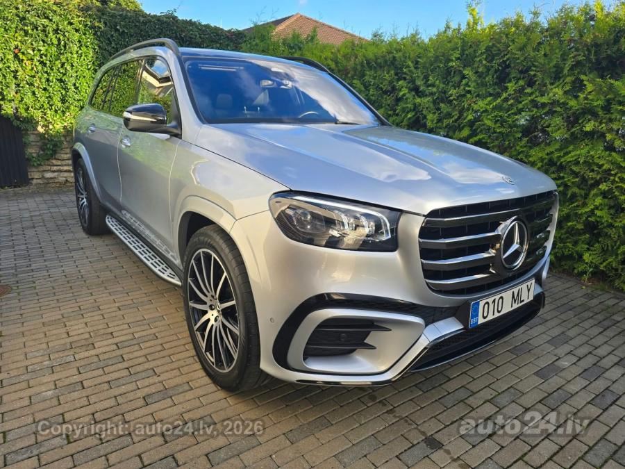 Grey Mercedes-Benz GLS-Class 2024 in Rapla, with an engine capacity of 3.00 L and mileage of 89 thousand km for 90000 €, photo 5 on AUTOMOTO.COM.LV