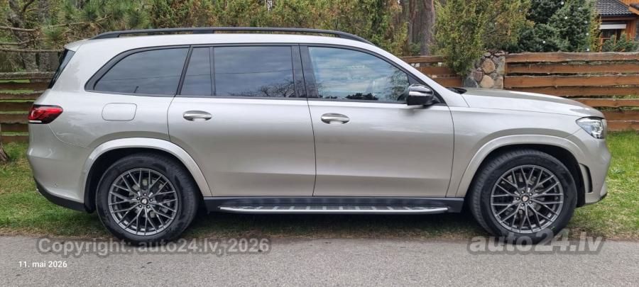 Pelēks Mercedes-Benz GLS-Class 2022 Tallina, ar dzinēja tilpumu 2.90 L un nobraukumu 122 tūkst. km par 73160 €, foto 5 vietnē AUTOMOTO.COM.LV