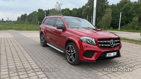 Красный Мерседес ГЛС-Класс 2018 в Таллин, объемом двигателя 3.00 л и пробегом 148 тыс. км за 44900 €, фото 2 на AUTOMOTO.COM.LV