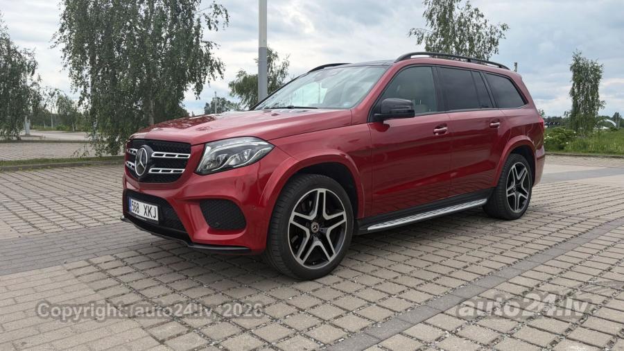 Sarkans Mercedes-Benz GLS-Class 2018 Tallina, ar dzinēja tilpumu 3.00 L un nobraukumu 148 tūkst. km par 44900 €, foto 4 vietnē AUTOMOTO.COM.LV