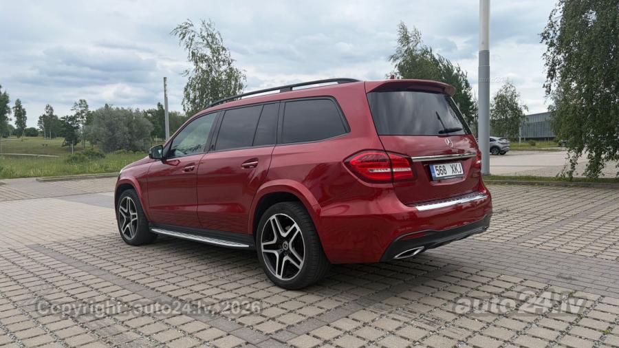 Sarkans Mercedes-Benz GLS-Class 2018 Tallina, ar dzinēja tilpumu 3.00 L un nobraukumu 148 tūkst. km par 44900 €, foto 5 vietnē AUTOMOTO.COM.LV