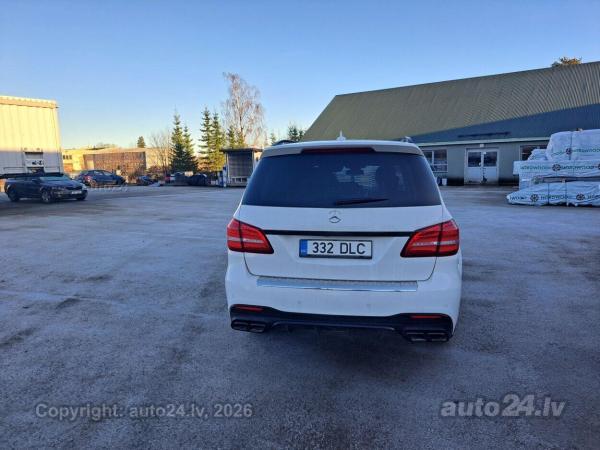 White Mercedes-Benz GLS-Class 2016 in Tallinn, with an engine capacity of 3.00 L and mileage of 206 thousand km for 30999 €, photo 4 on AUTOMOTO.COM.LV