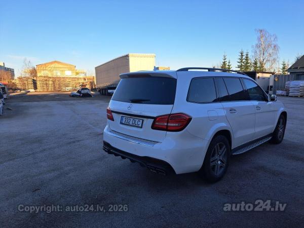 White Mercedes-Benz GLS-Class 2016 in Tallinn, with an engine capacity of 3.00 L and mileage of 206 thousand km for 30999 €, photo 5 on AUTOMOTO.COM.LV