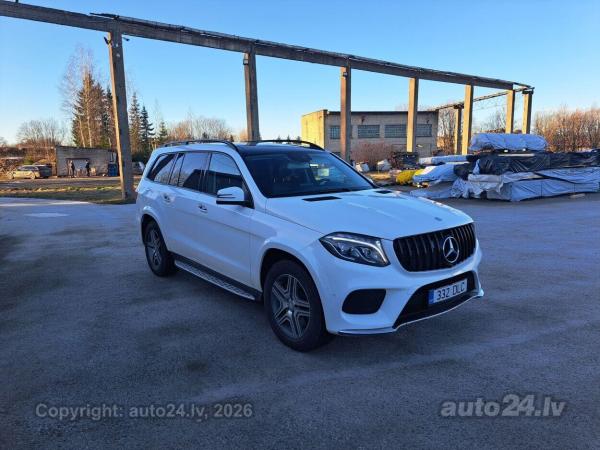 White Mercedes-Benz GLS-Class 2016 in Tallinn, with an engine capacity of 3.00 L and mileage of 206 thousand km for 30999 €, photo 7 on AUTOMOTO.COM.LV
