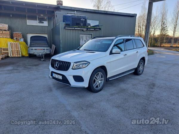 White Mercedes-Benz GLS-Class 2016 in Tallinn, with an engine capacity of 3.00 L and mileage of 206 thousand km for 30999 €, photo 8 on AUTOMOTO.COM.LV