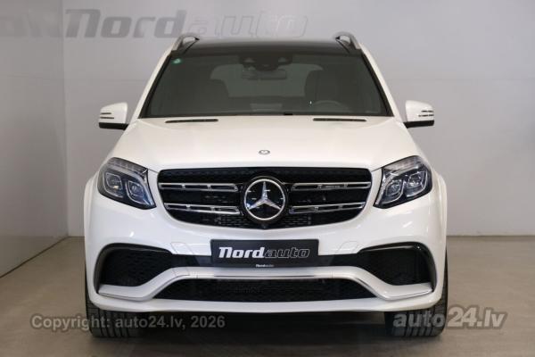 White Mercedes-Benz GLS-Class 2016 in Tallinn, with an engine capacity of 5.50 L and mileage of 80 thousand km for 54900 €, photo 3 on AUTOMOTO.COM.LV